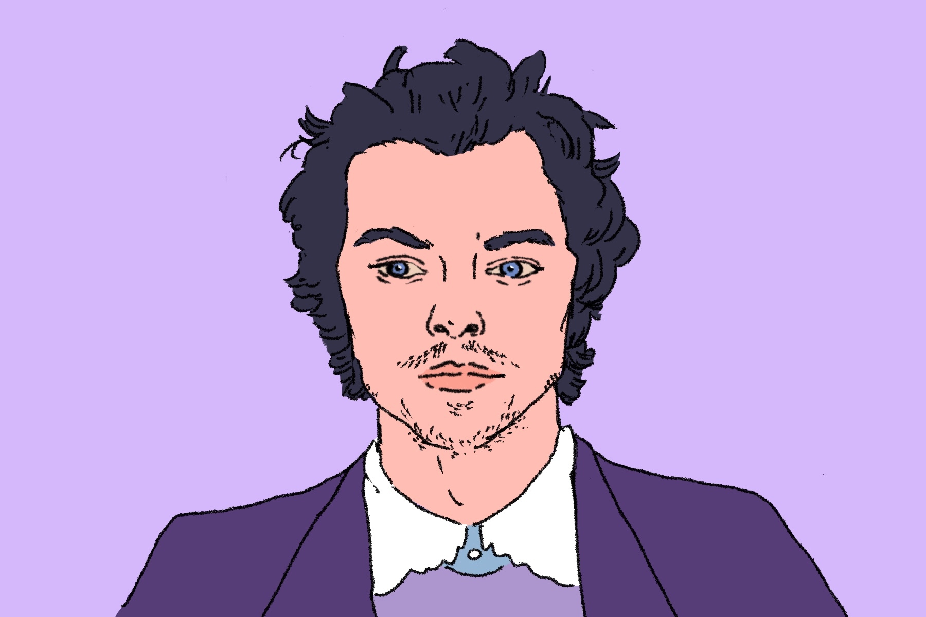 Harry Styles Cartoon 2022